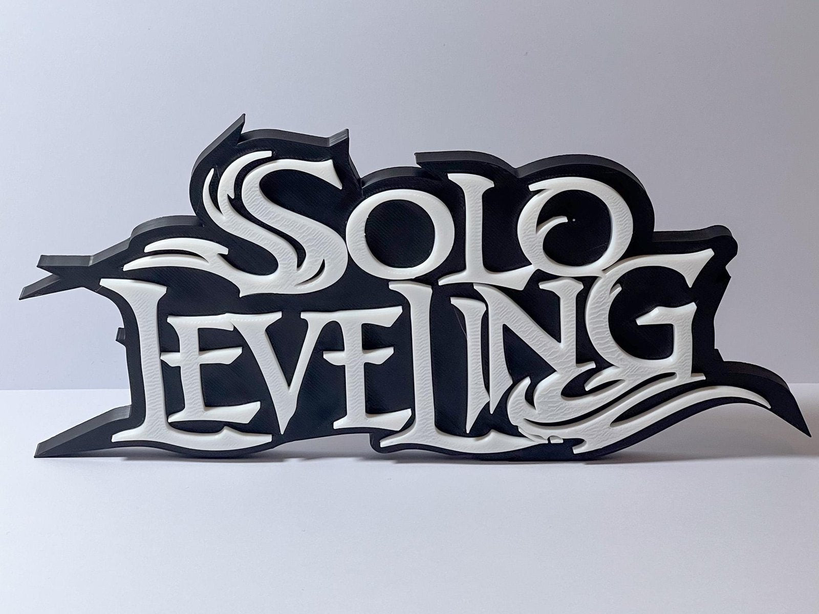 Solo Leveling Logo Sign – Craftygap